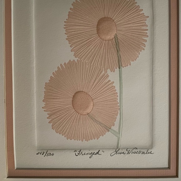 Art | Lisa Wiscombe Fringed Signednumbered Embossed Watercolor | Poshmark